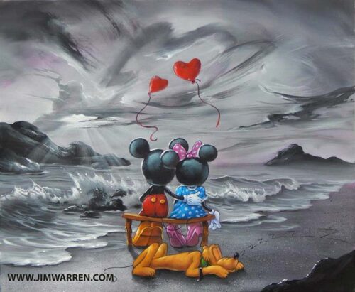 Minnie and Mickey Forever Love - Jim Warren Studios